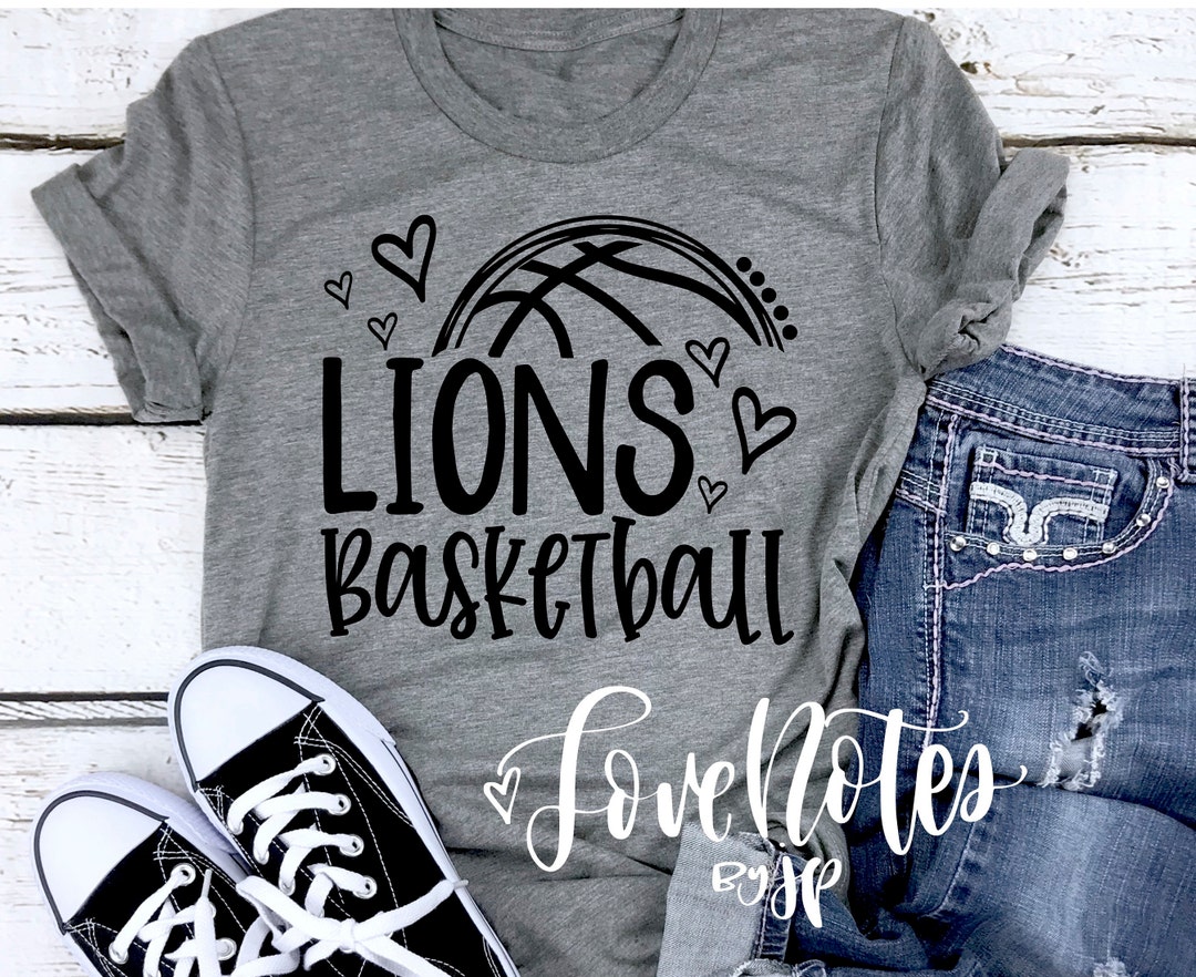 Lions Basketball Shirt: Custom Team Fan Apparel - Etsy