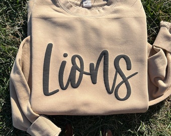 Puff Vinyl, Custom Team Crewneck Sweatshirt - Etsy