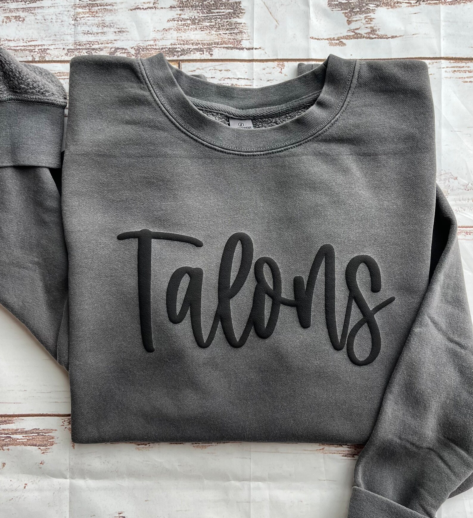 Puff Vinyl, Custom Team Crewneck Sweatshirt - Etsy
