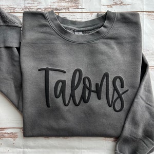 Puff Vinyl, Custom Team Crewneck Sweatshirt - Etsy