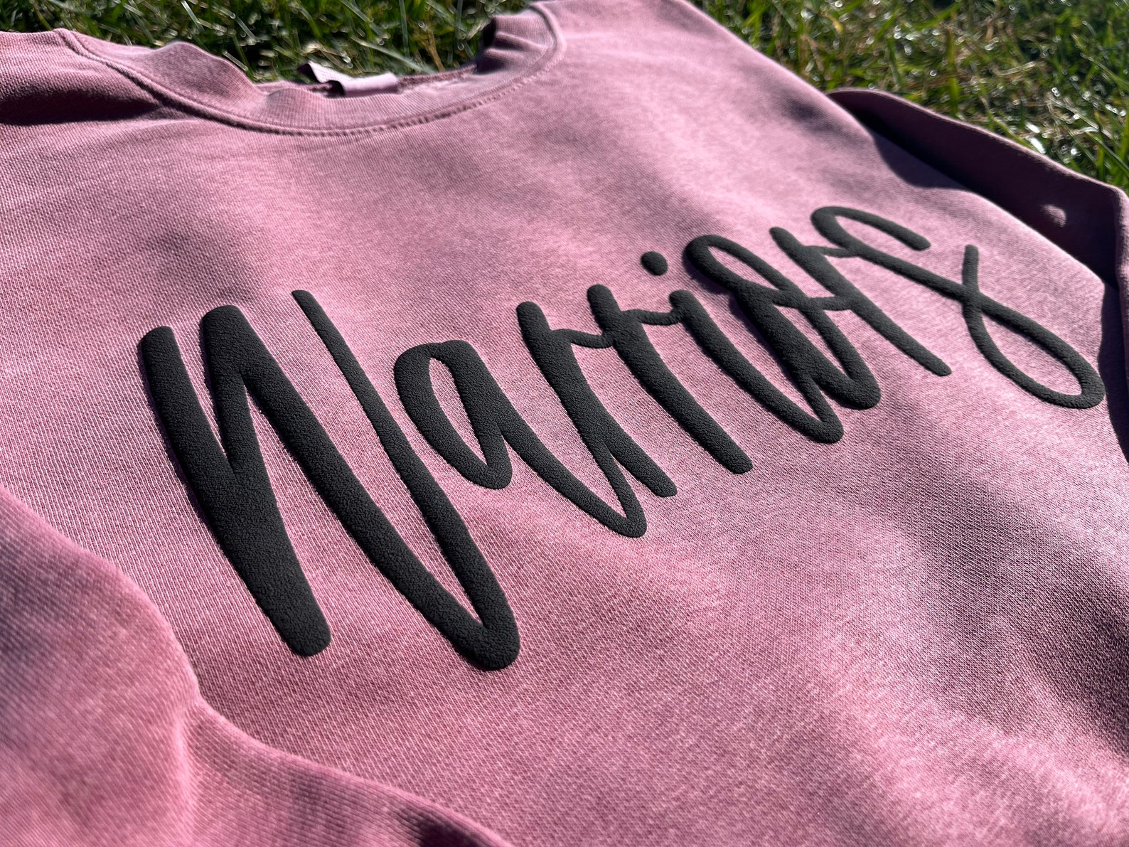 Puff Vinyl, Custom Team Crewneck Sweatshirt - Etsy