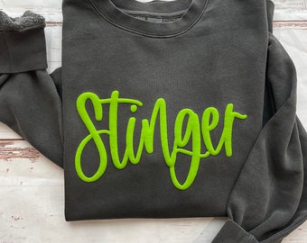 Puff Vinyl, Custom Team Crewneck Sweatshirt - Etsy