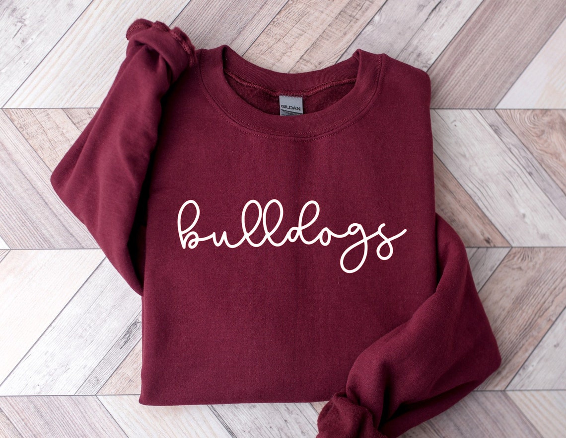 Custom Team Spirit Shirt Handwritten Script Crewneck - Etsy