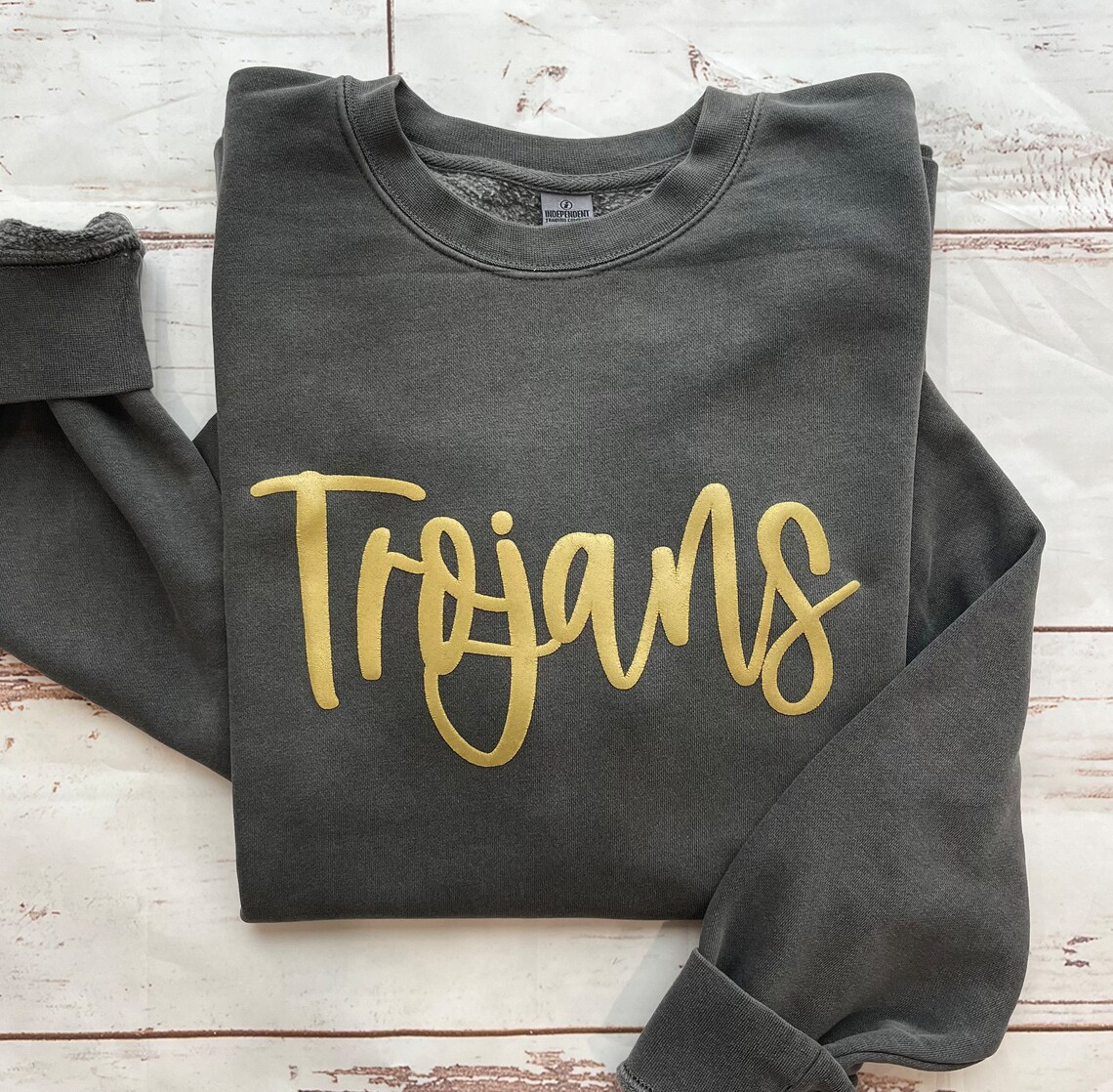 Puff Vinyl, Custom Team Crewneck Sweatshirt - Etsy