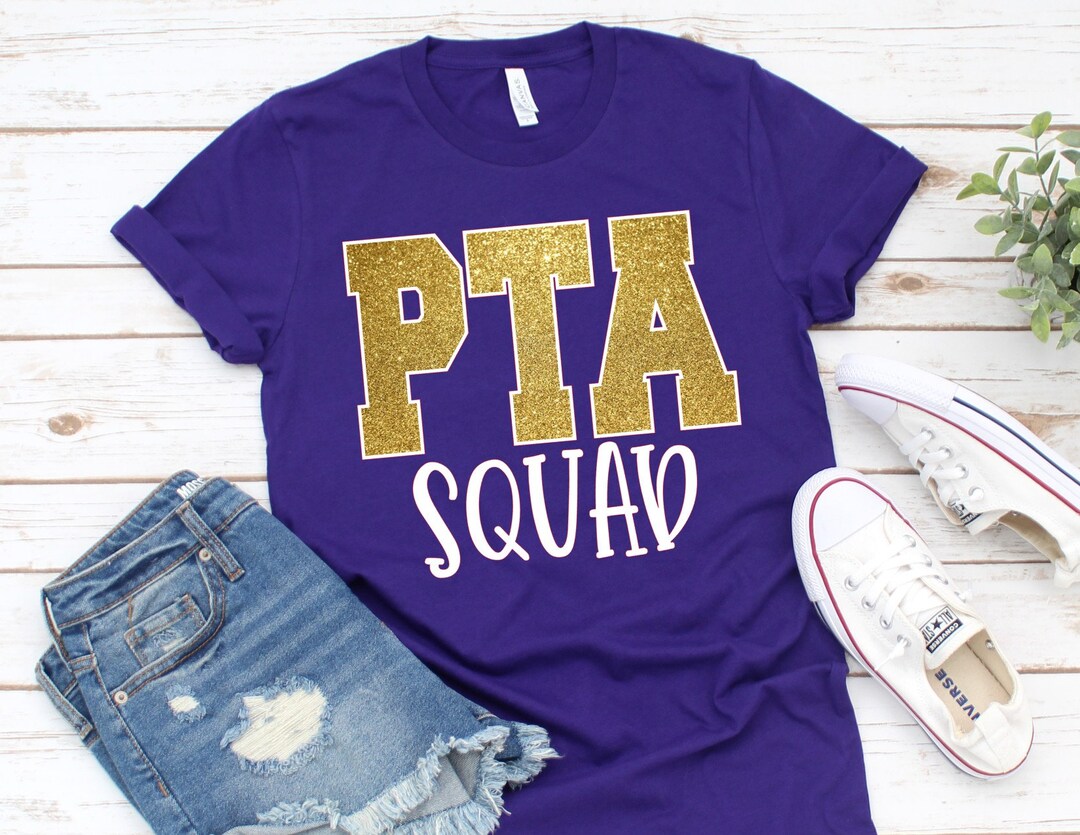 PTA Squad Shirt, PTO Squad Shirt, Parent Teacher Organization Association Shirt, Fun PTO Shirt ...