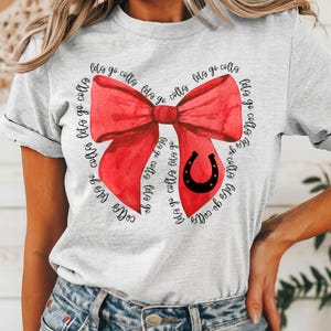 Lets Go Knights Game Day Bow Shirt With Team Logo on Bow, Custom Bow ...