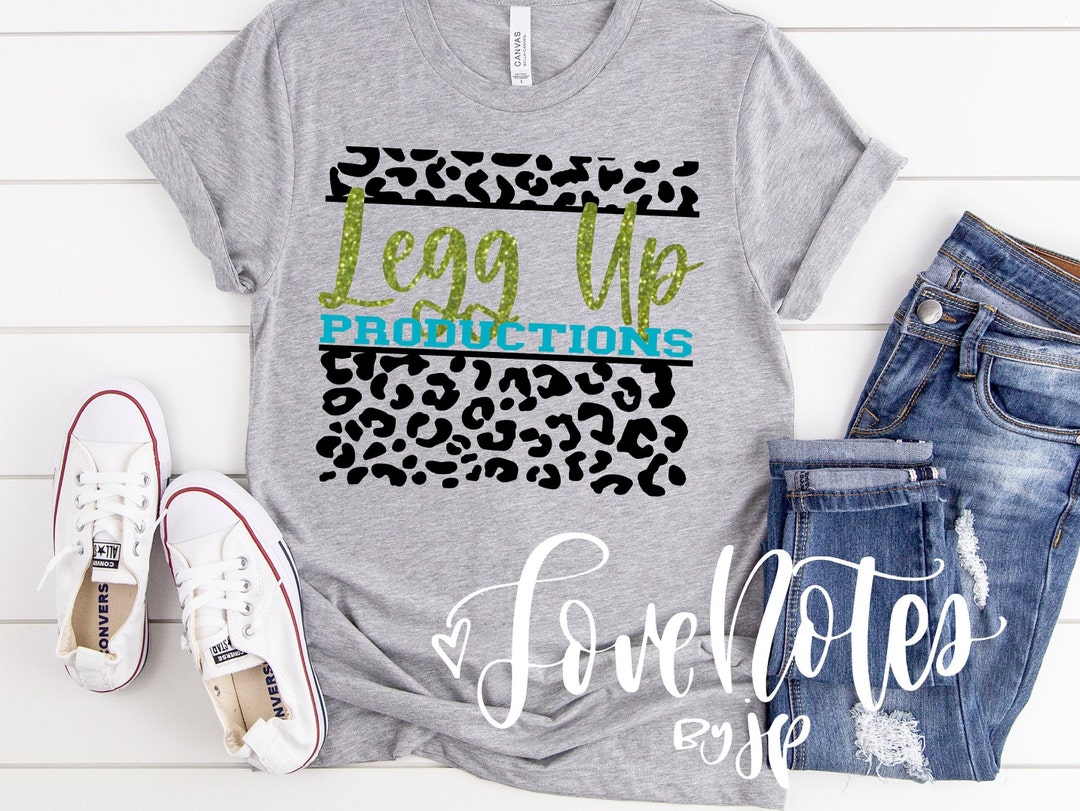 Customizable Team Spirit Shirt, Custom School Gear, Leopard Print ...