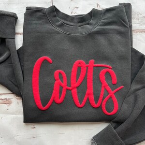 Puff Vinyl, Custom Team Crewneck Sweatshirt - Etsy