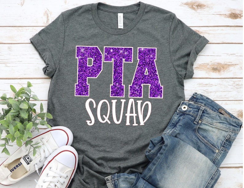 PTA Squad Shirt PTO Squad Shirt Parent Teacher Organization | Etsy