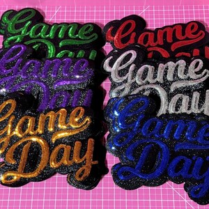 Game Day Sequin and Glitter Patch Sweatshirt, Unisex Fit, Game Day ...