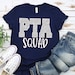 PTA Squad Shirt, PTO Squad Shirt, Parent Teacher Organization ...