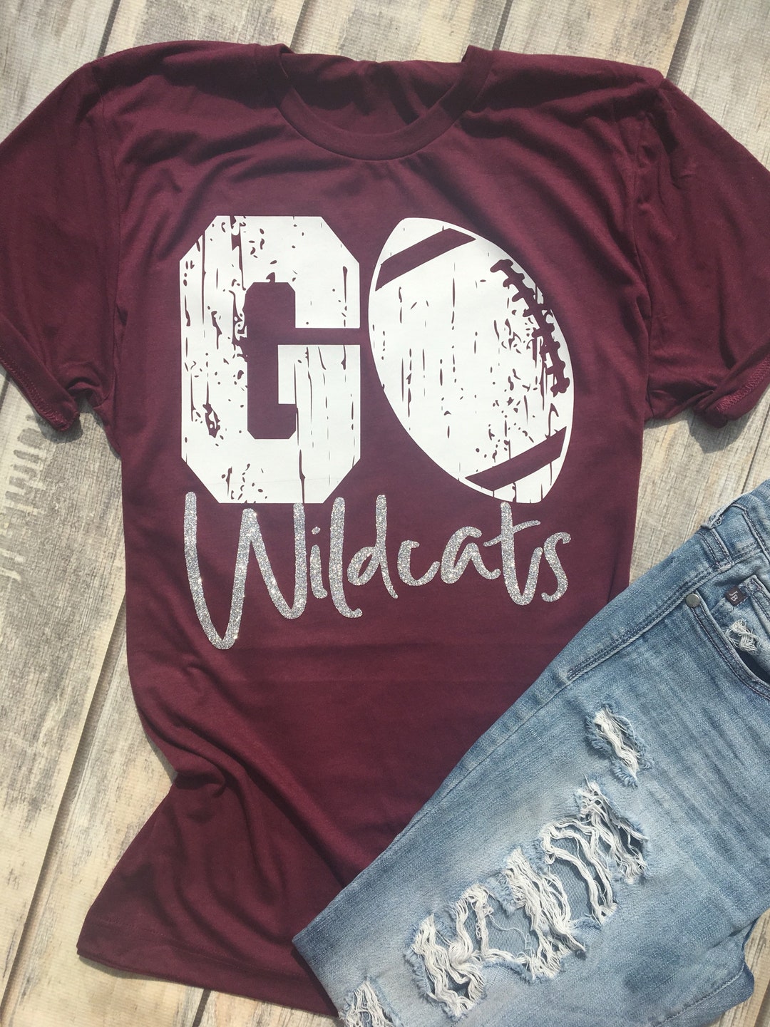 Customizable GO Mascot, Football Team Spirit, Go Bearcats, Maroon and ...