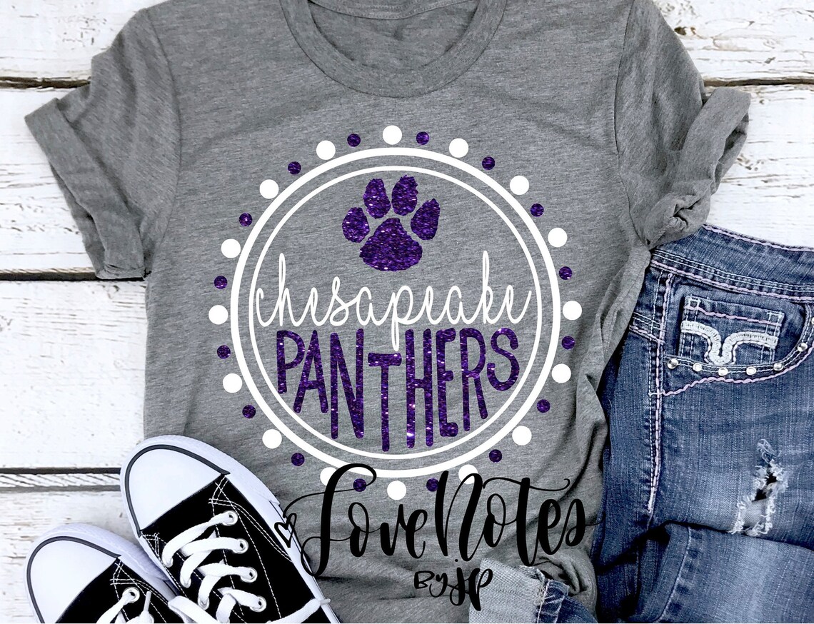 Travis Elementary PTA, Glitter Purple, Matte White, PTA Crew on Back ...