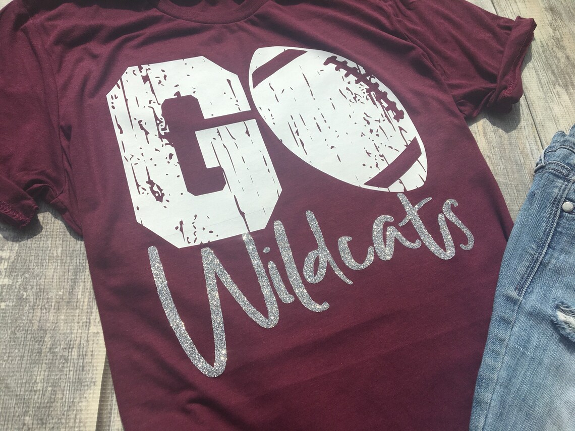 Customizable GO Mascot Football Team Spirit Go Bearcats | Etsy