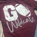 Customizable GO Mascot, Football Team Spirit, Go Bearcats, Maroon and ...