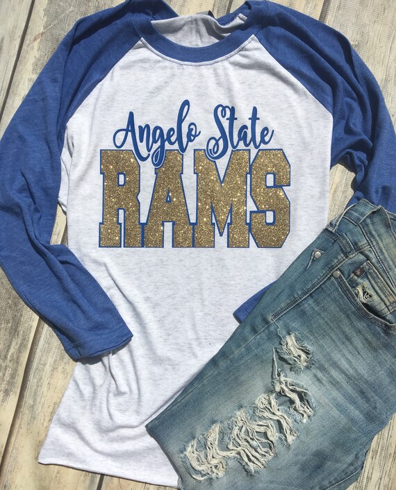 Customizable Team Spirit Shirt Team Colors Blue and Gold | Etsy