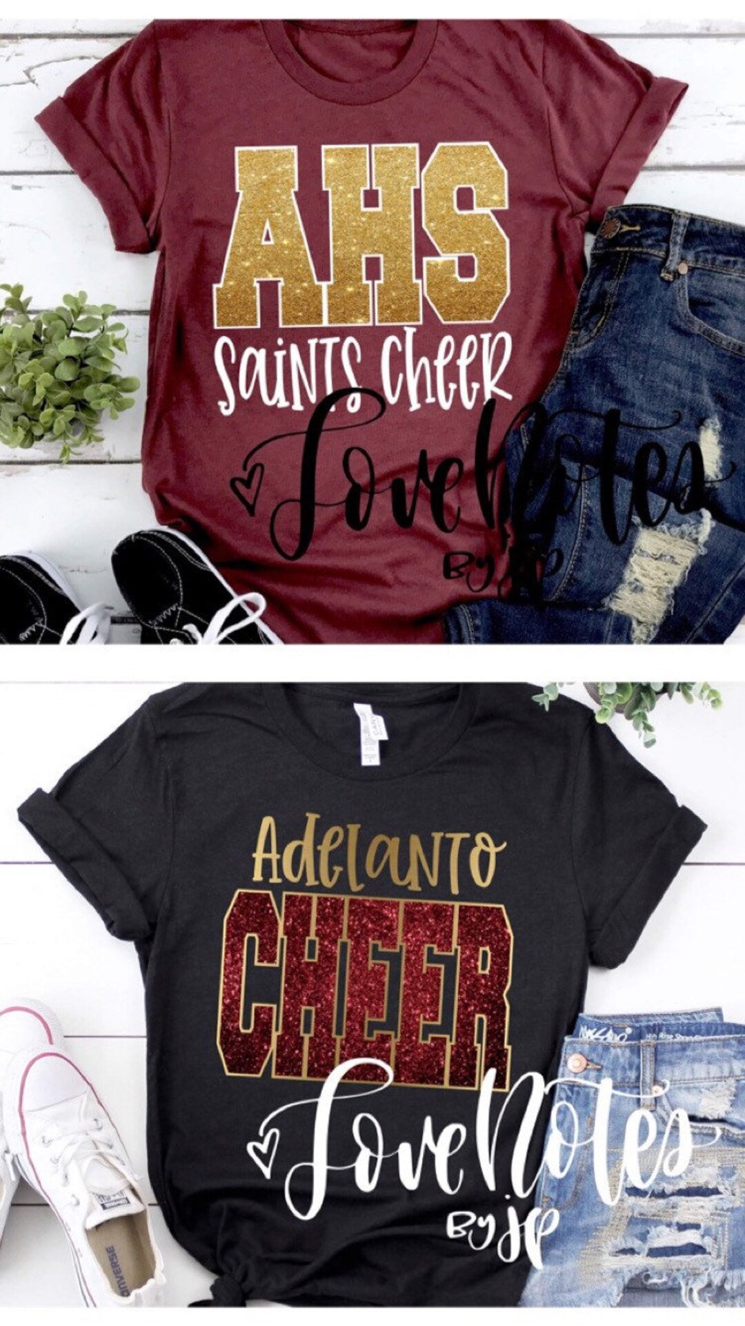 AHS Cheer Combo, 2 Shirts, Ships Together as a Group - Etsy