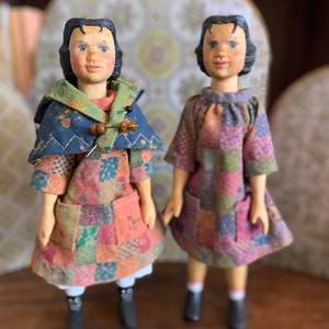 PRINTED Patchwork Hitty Doll Dress KIT & Reversible Cape KIT by Miss ...