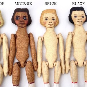 HITTY DOLL Basic Hitty Doll PDF Sewing Pattern Tutorial for Hitty Doll ...