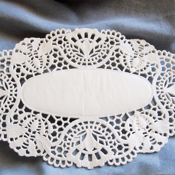 Oval Lace Doily - Etsy