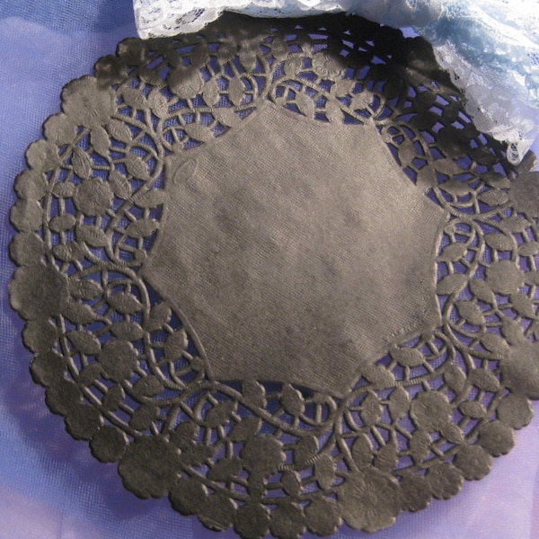 Blue Paper Doilies - Etsy
