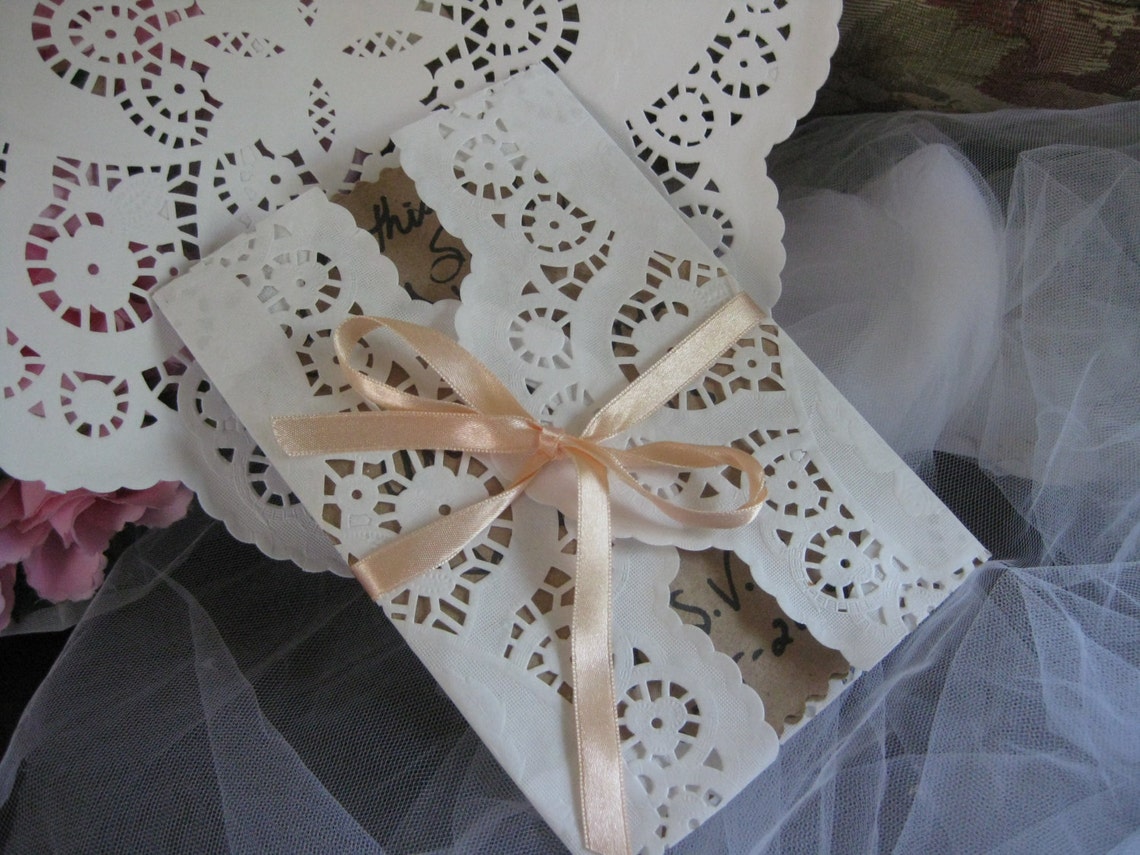 12 Inch White Flower Shape Paper Lace Dainty Doilies - Etsy