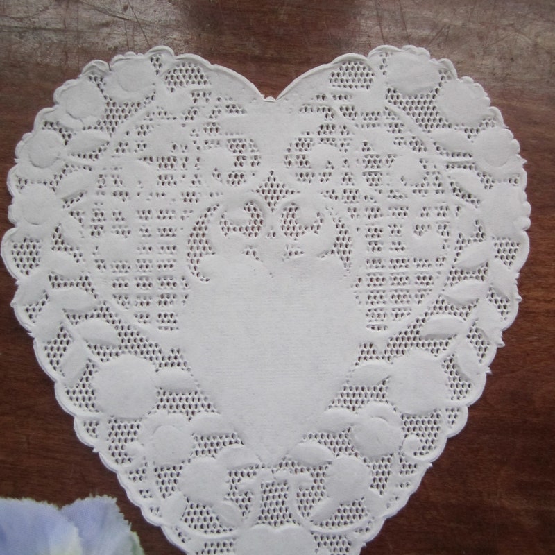 Heart Doilies - Etsy