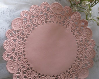 Pink Paper Doilies | Etsy