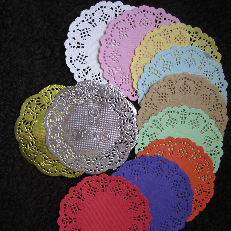 Pink Paper Doilies - Etsy