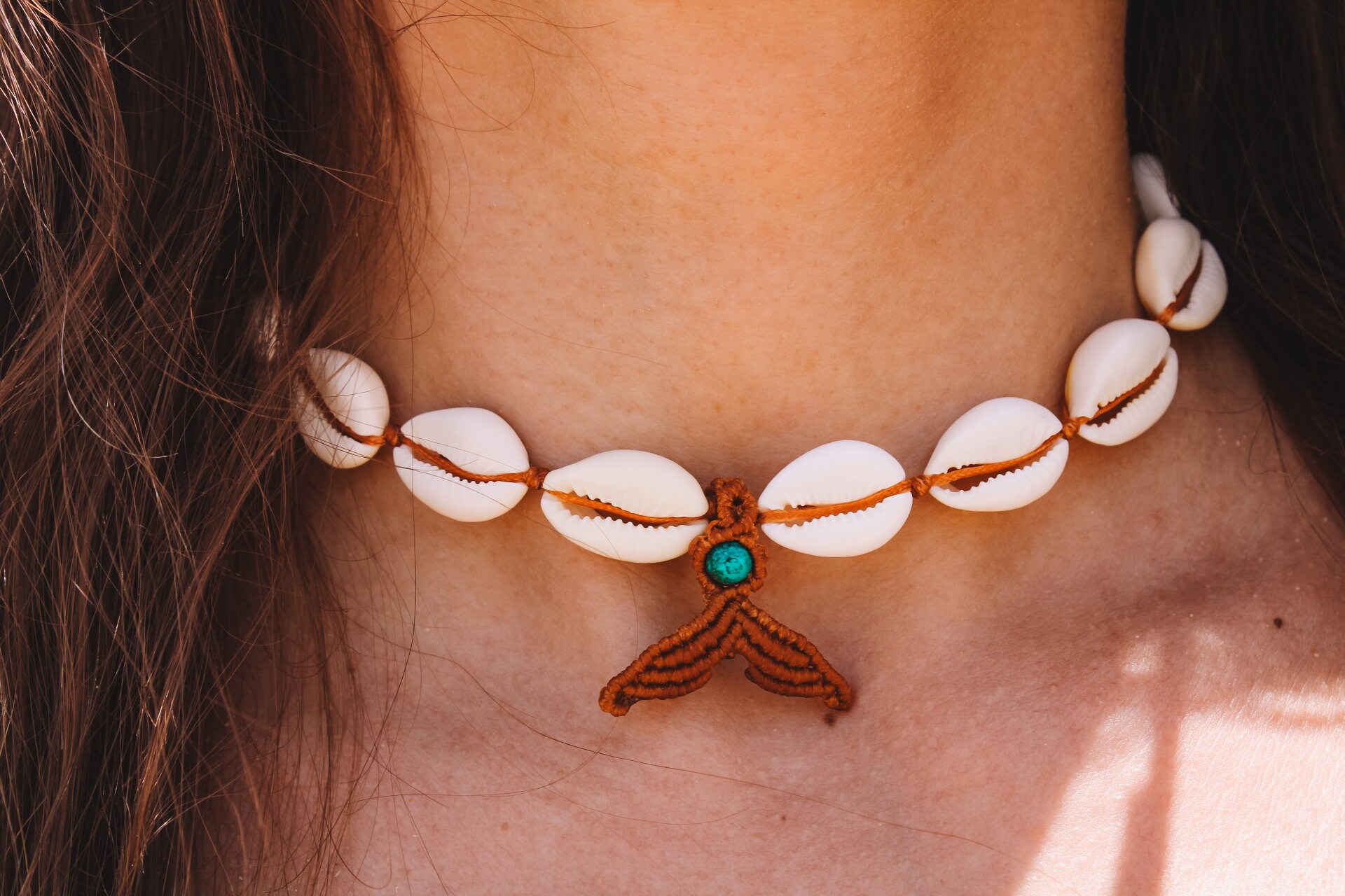 Seashell Handmade Bohemian Summer Mermaid Choker Necklace /gypsy ...