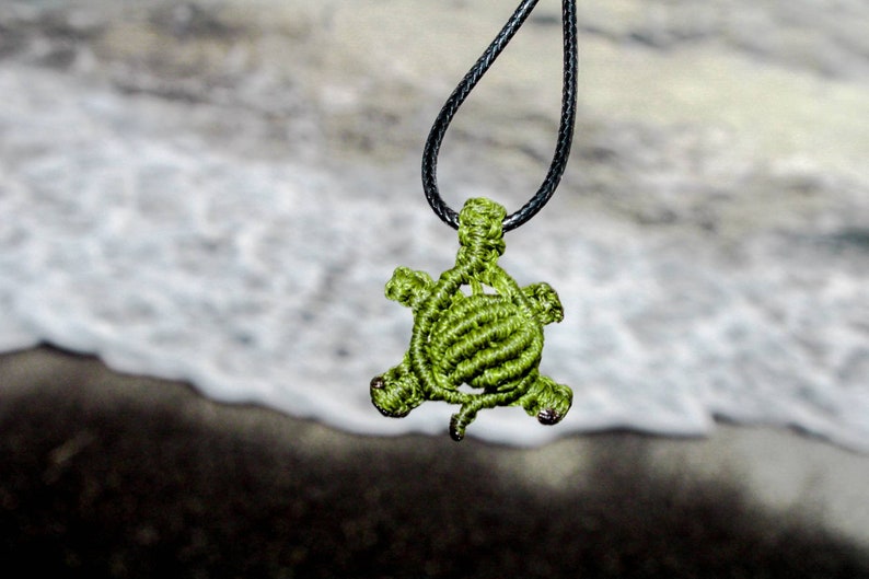 Turtle macrame pendant /Summer beach pendant /cute turtle | Etsy