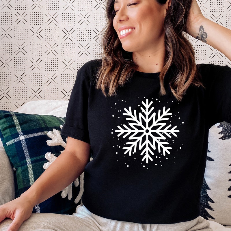 Snowflake Shirt - Etsy