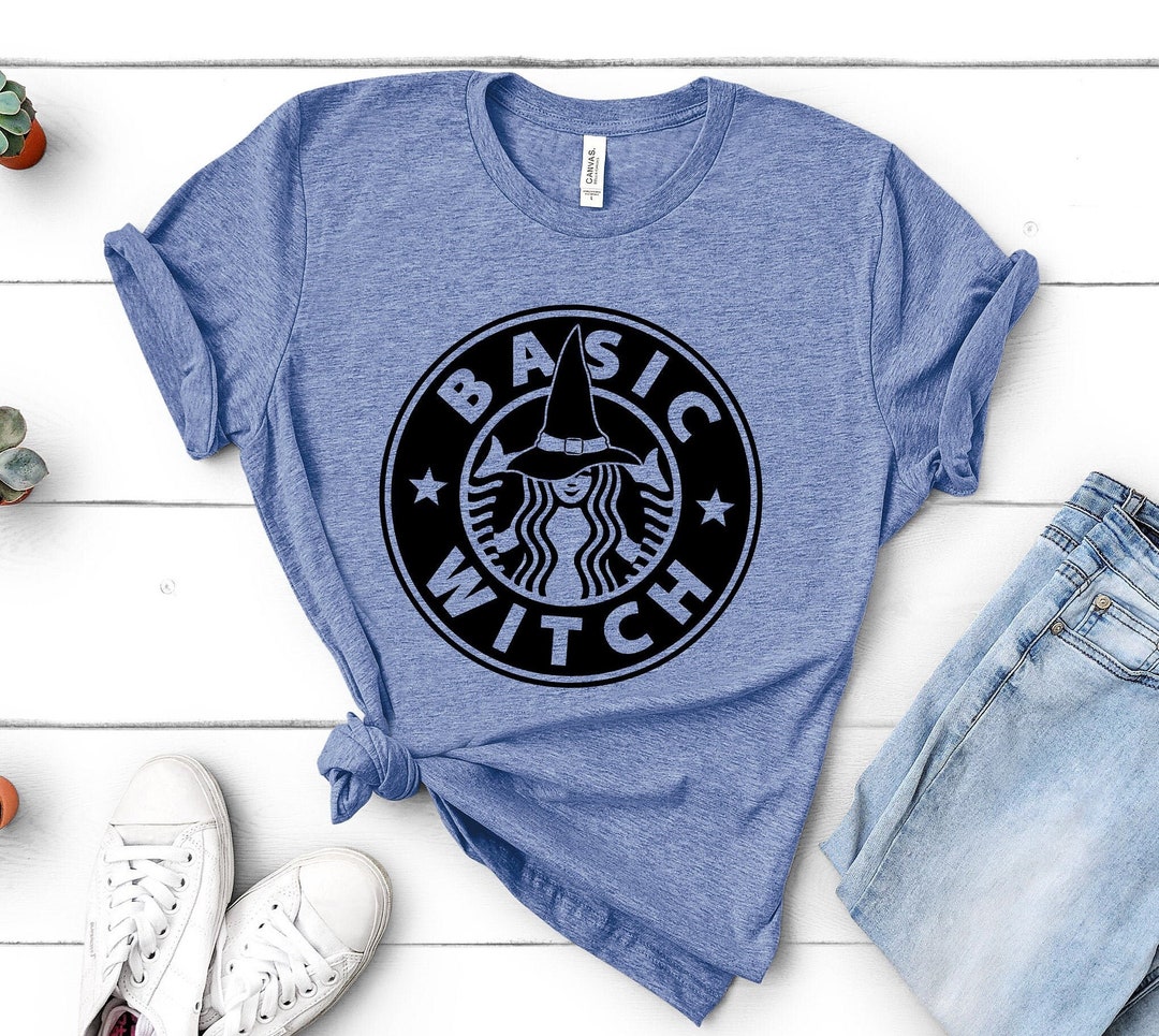 Basic Witch T-shirt, Fall Womens Shirt, Basic Witch Shirt, Fall Shirt ...