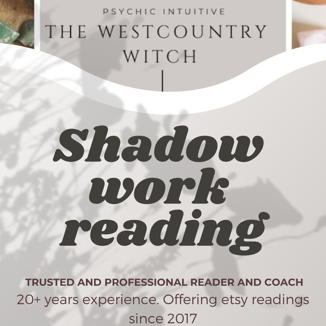 Shadow Work Reading, Tarot Reading, Same Day Psychic Reading, Shadow ...