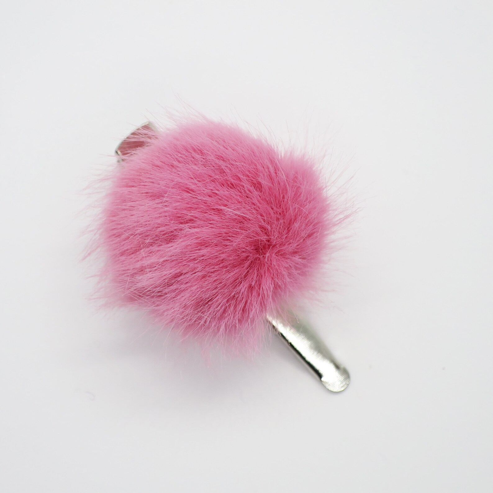 Soft Hair Clips, Fur Hair Clip, Mink Hair Clip, Faux Fur Slide, Fluffy ...