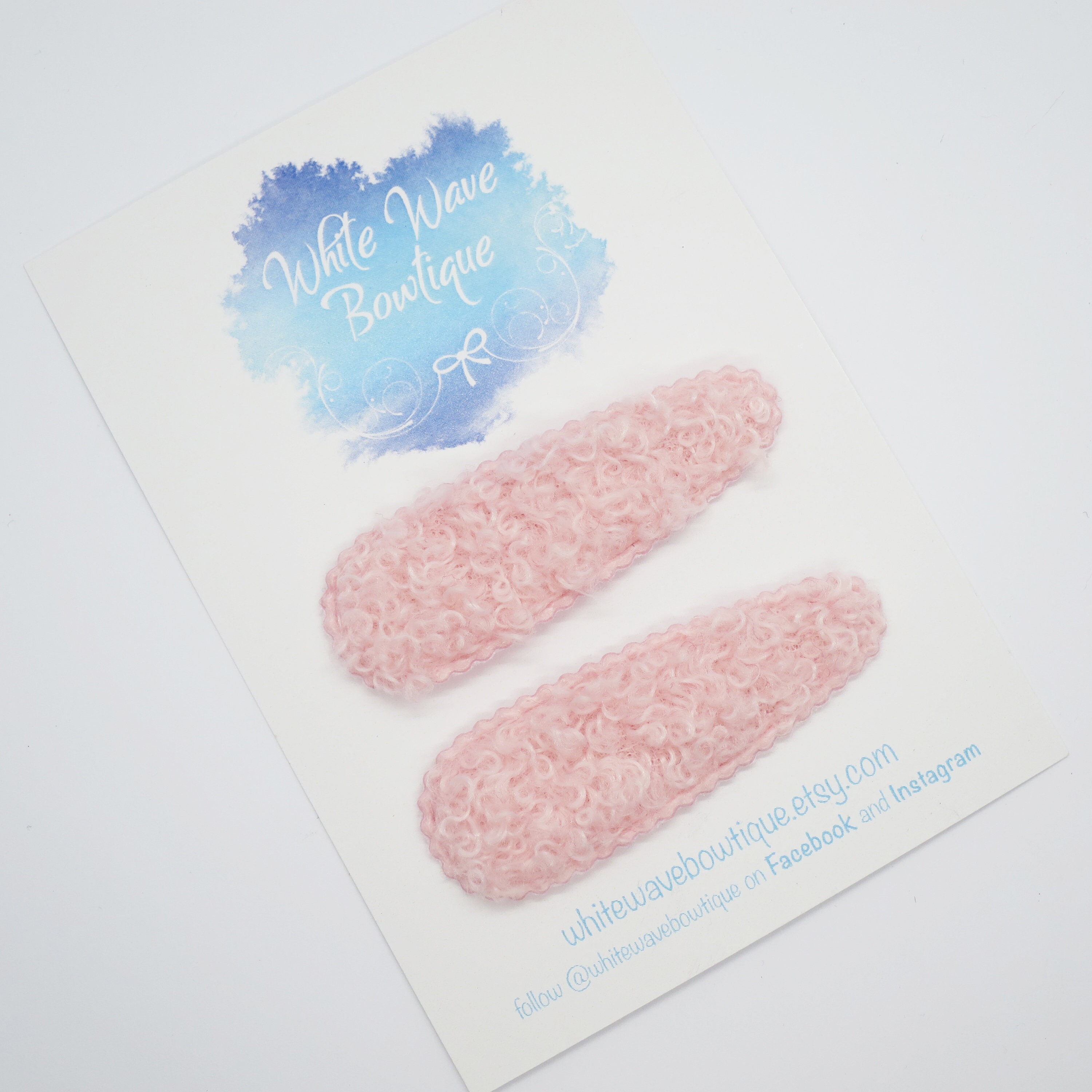 Soft Snap Clips Teddy Fur Clip Plush Hair Clip Faux Fur - Etsy UK