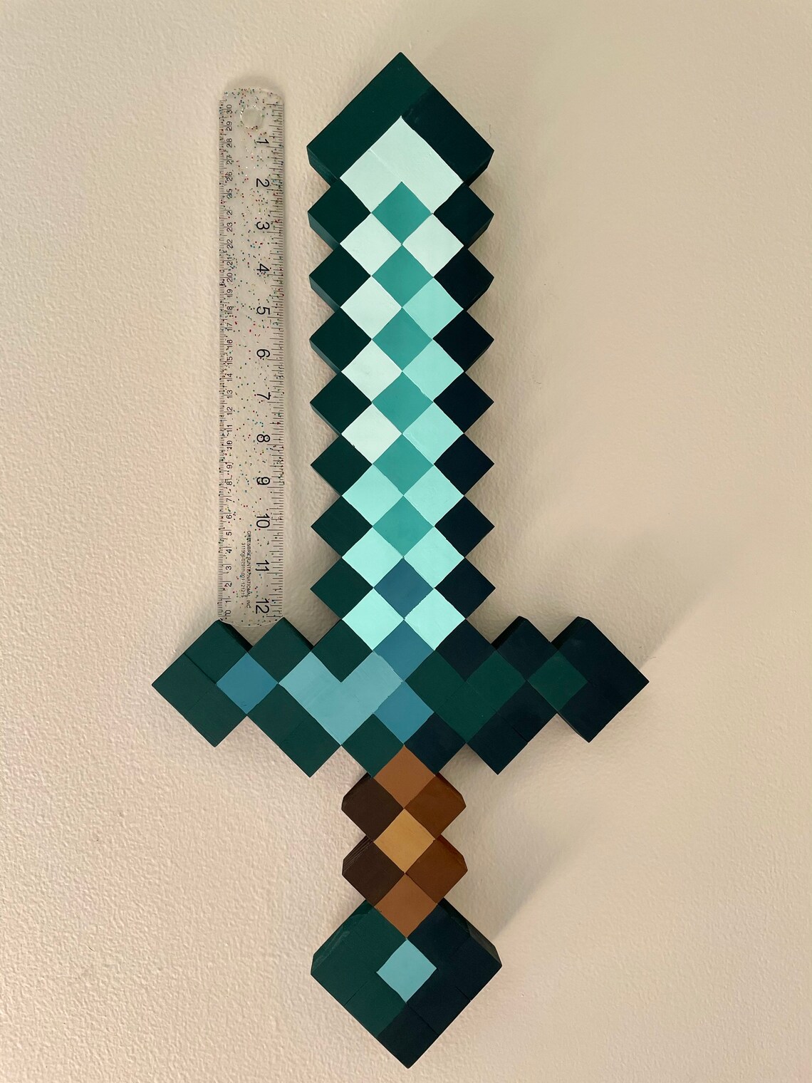 Jumbo Minecraft Sword Wall Decor | Etsy