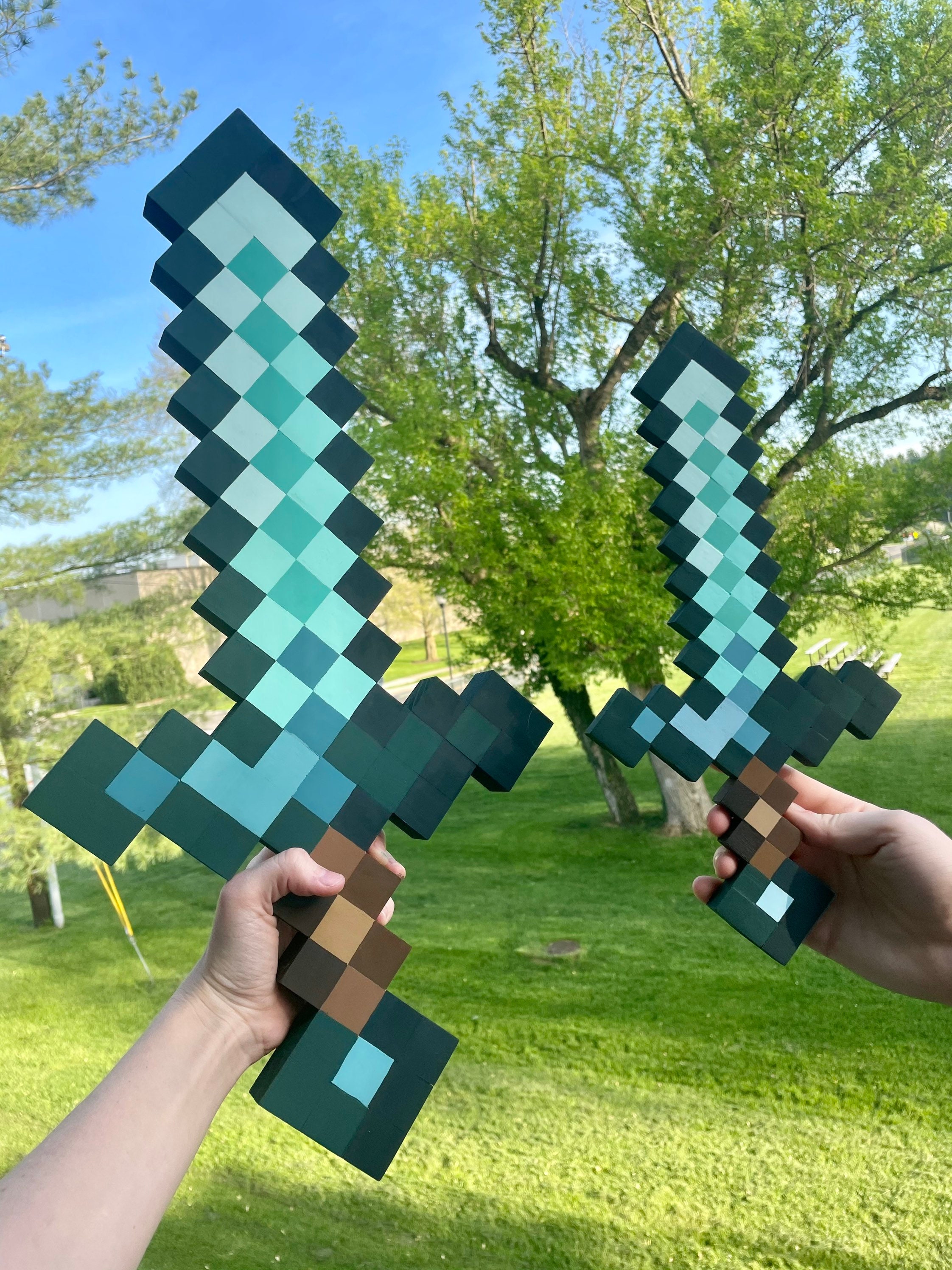 Jumbo Minecraft Sword Wall Decor | Etsy