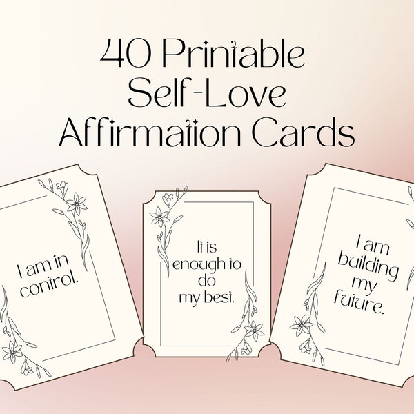 Self Love Cards - Etsy