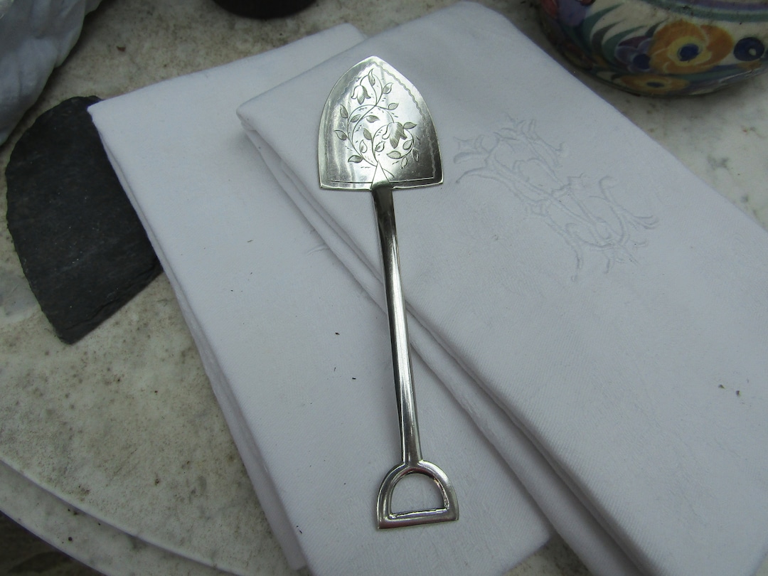 Jam Spoon / Shovel Silver Plated Victorian Engraved (107258E) - Etsy