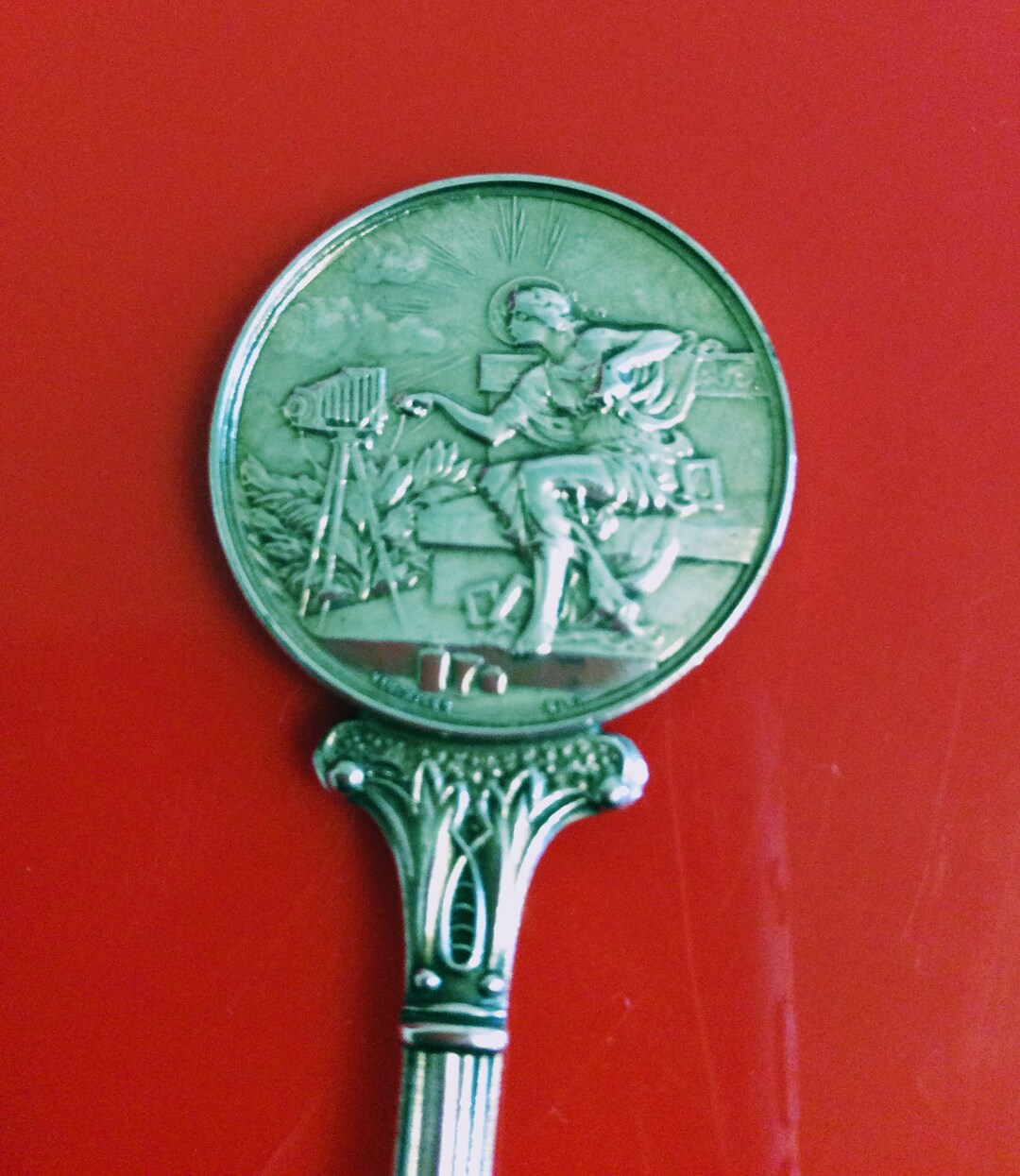 Spoon Sterling Silver C1950s - A Goddess With a Box Camera (104952E ...