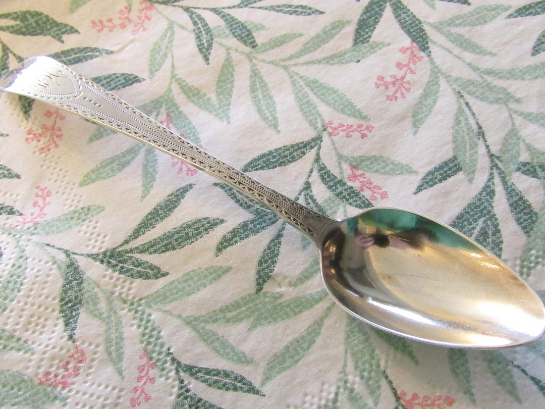 Silver Spoon English Sterling Silver 1804 - " JEH " (108100E) - Etsy