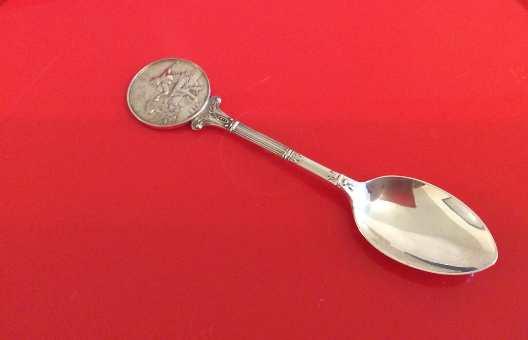 Spoon Sterling Silver C1950s - A Goddess With a Box Camera (104952E) - Etsy