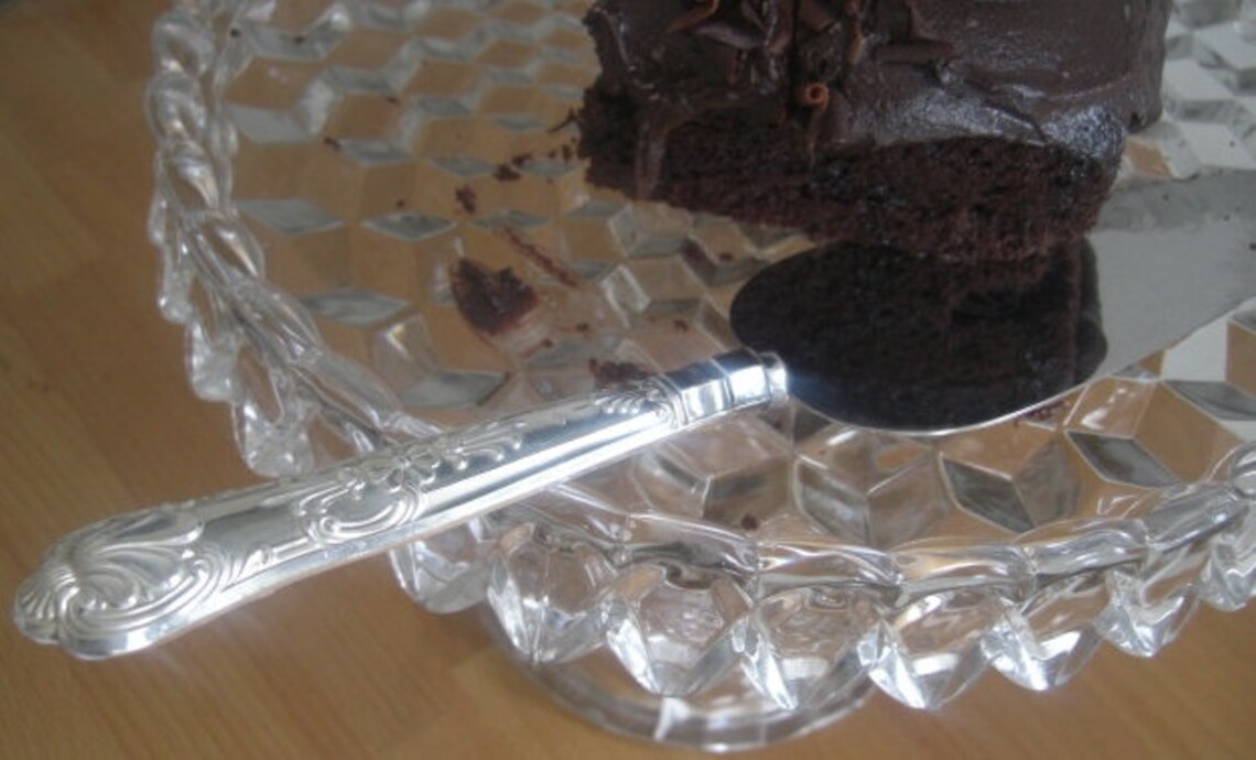 Cake Slice Queens Pattern 1967 English Silver Pie Server - Etsy