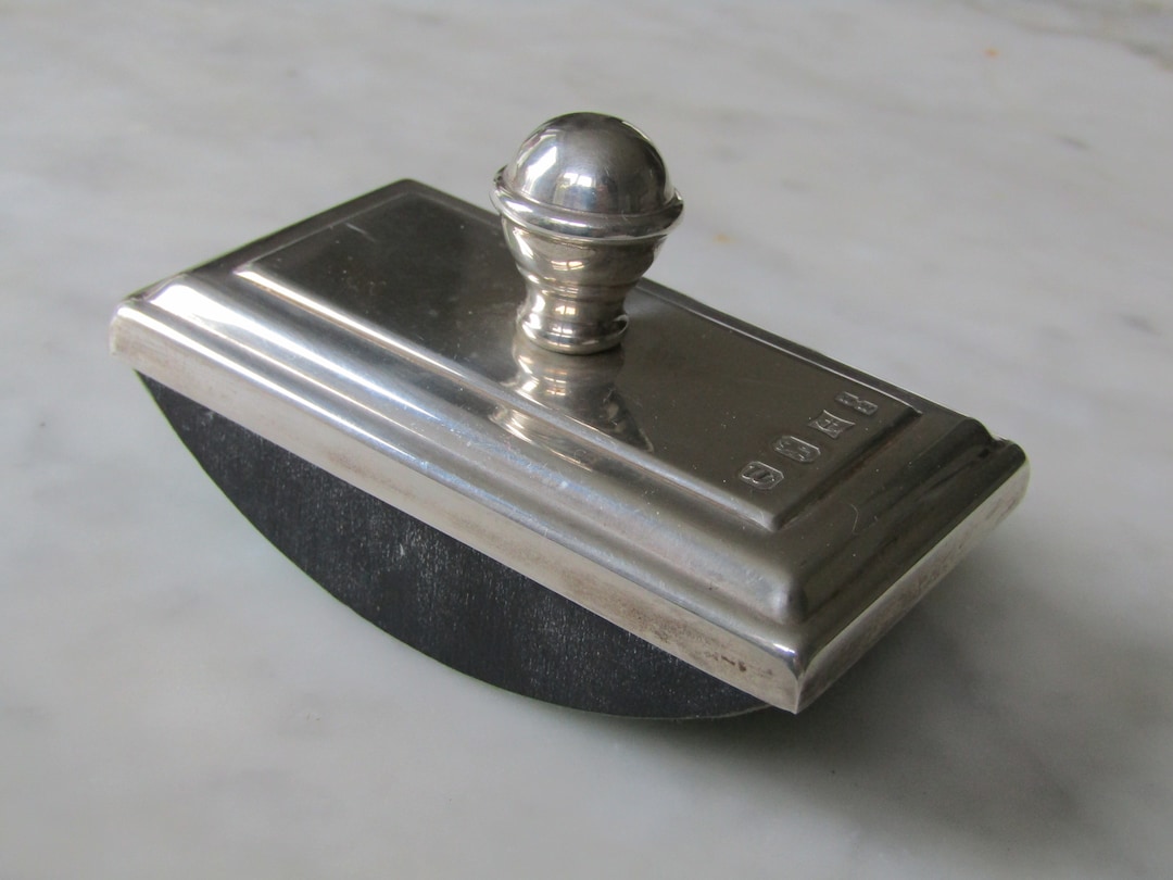 Ink Blotter English Sterling Silver 1990s (107855E) - Etsy