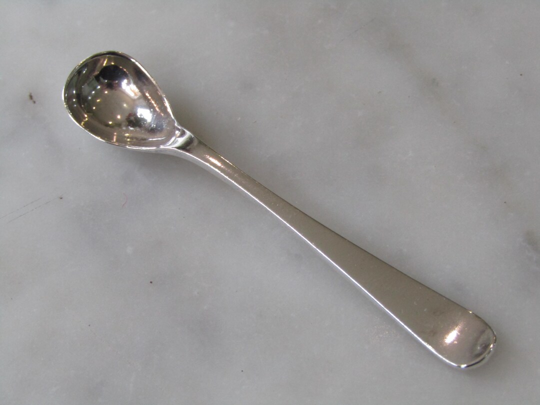 Spoon Tiny English Sterling Silver Made in 1915 (PP11E) - Etsy UK