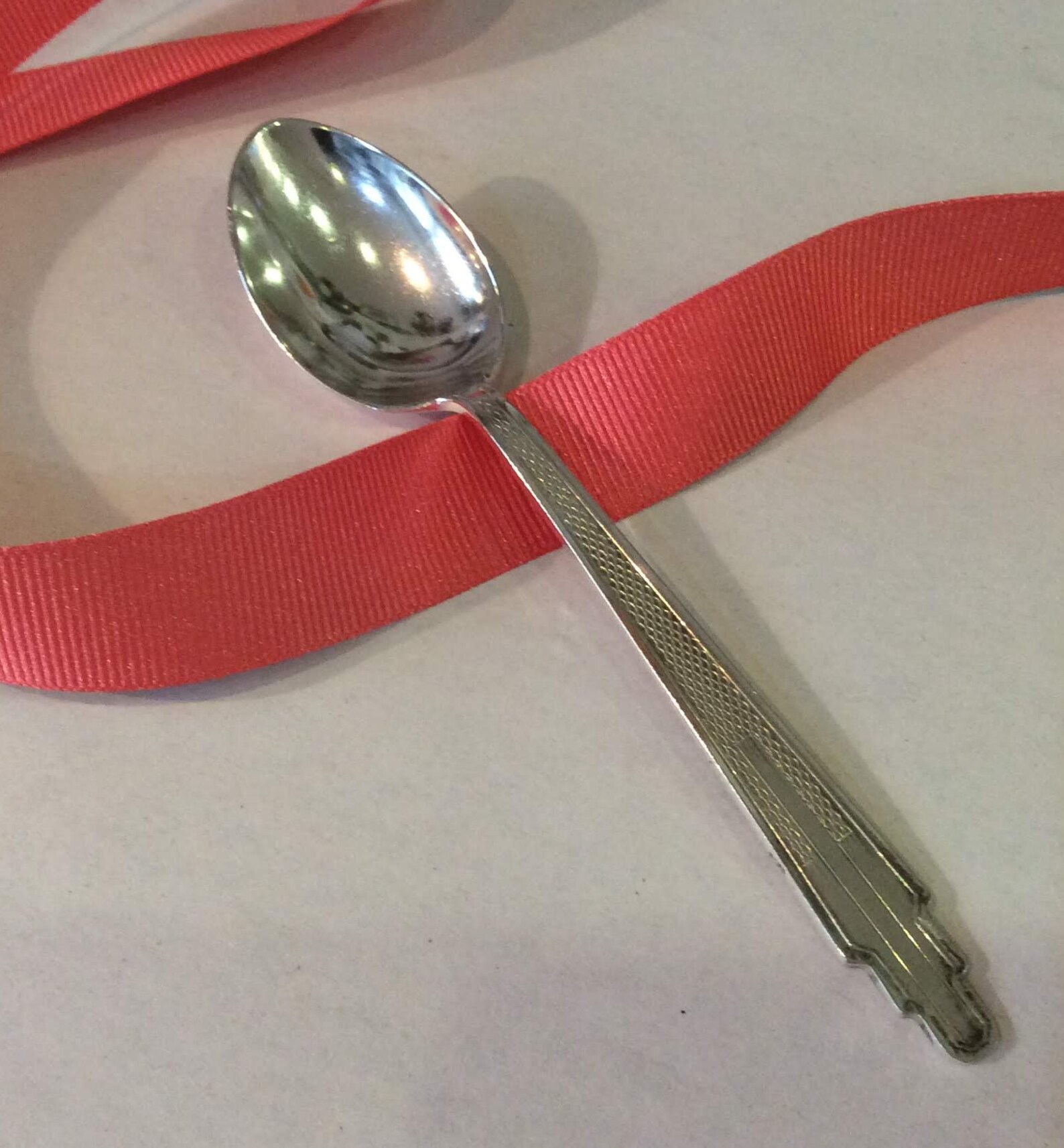 Spoon Art Deco English Sterling Silver 1935 103671E - Etsy