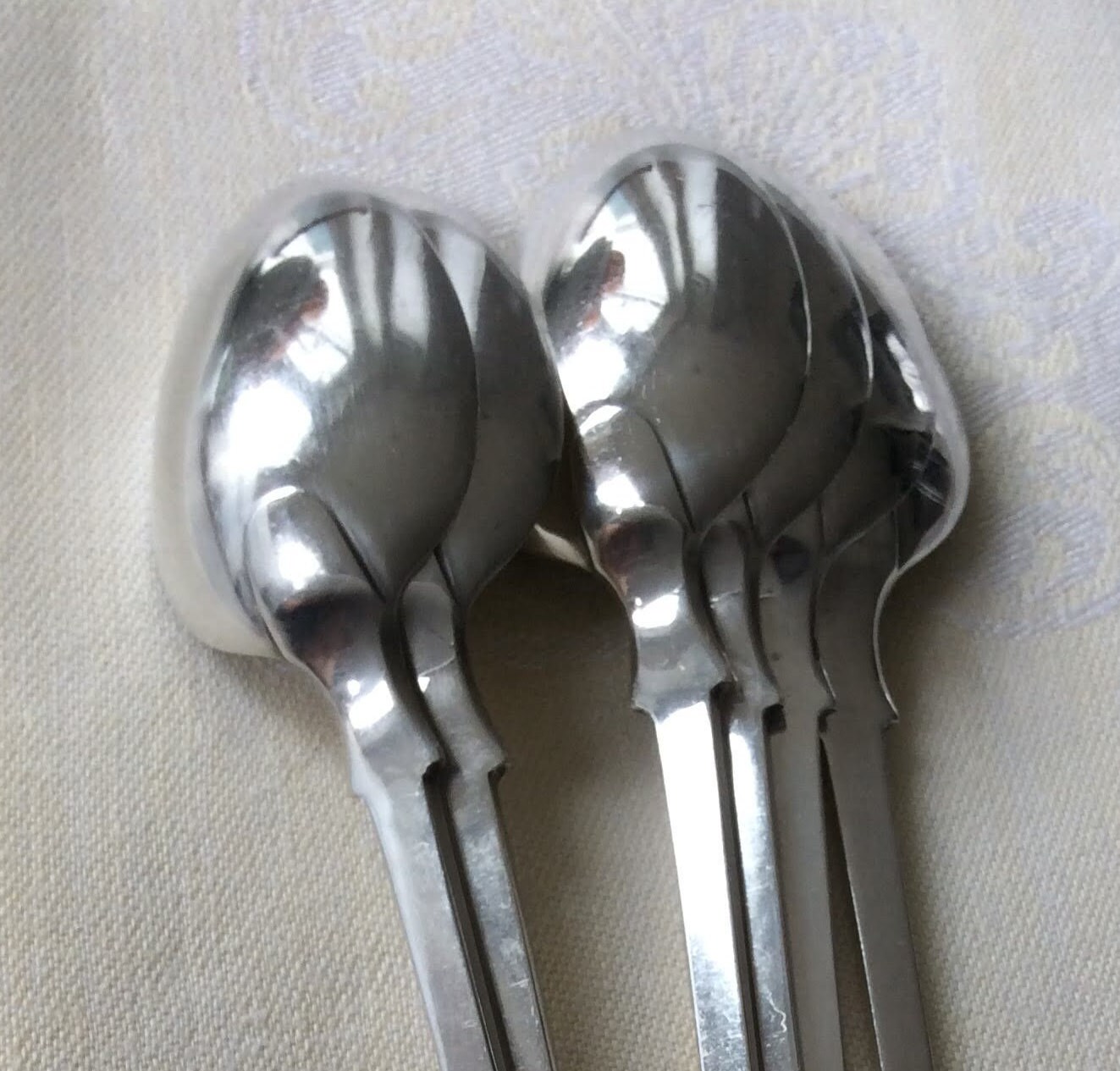 Dessert Spoons Fiddle Pattern Set Six Sterling Silver 1935 - Etsy