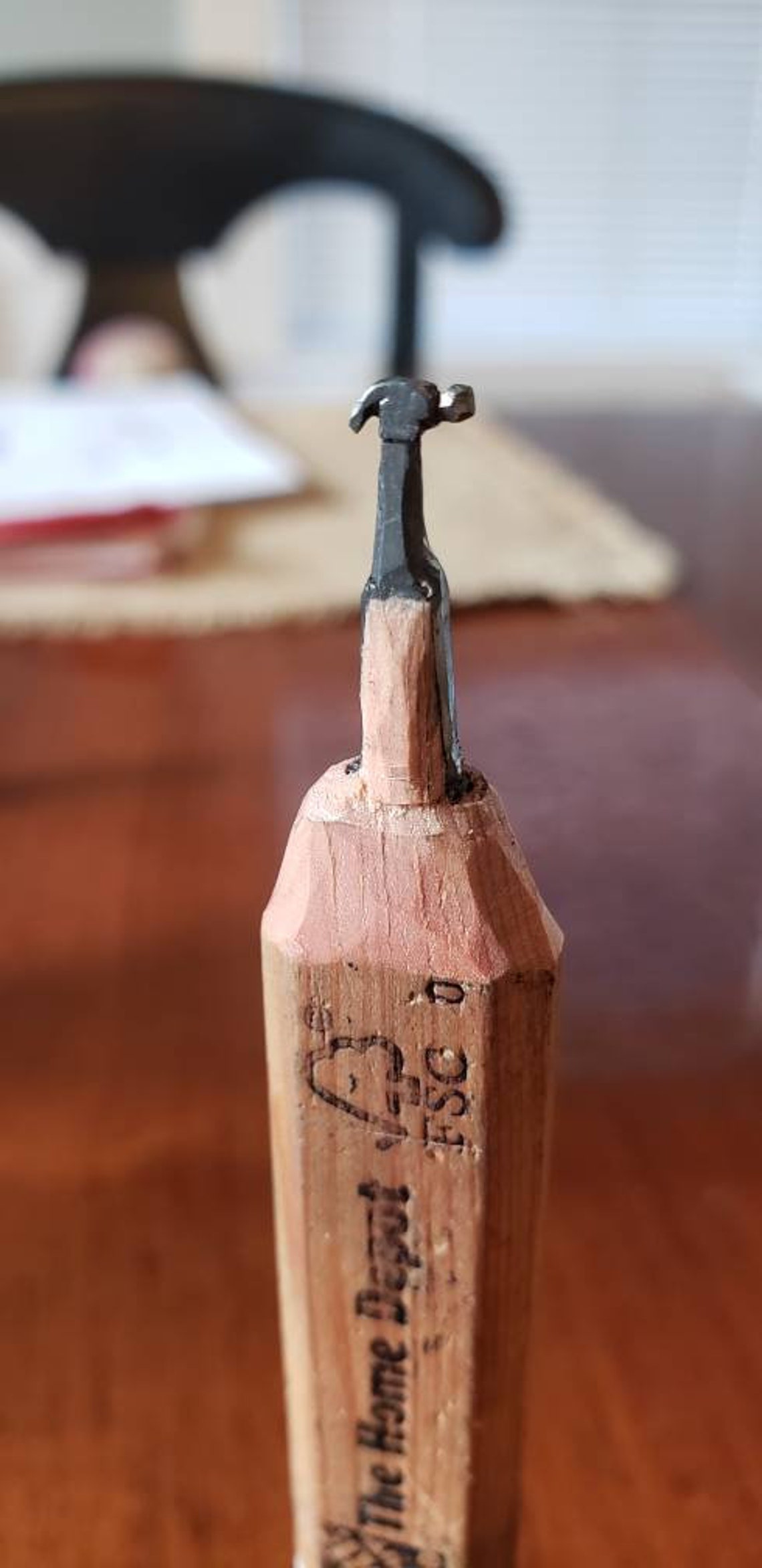 Hammer Pencil Lead Carving - Etsy