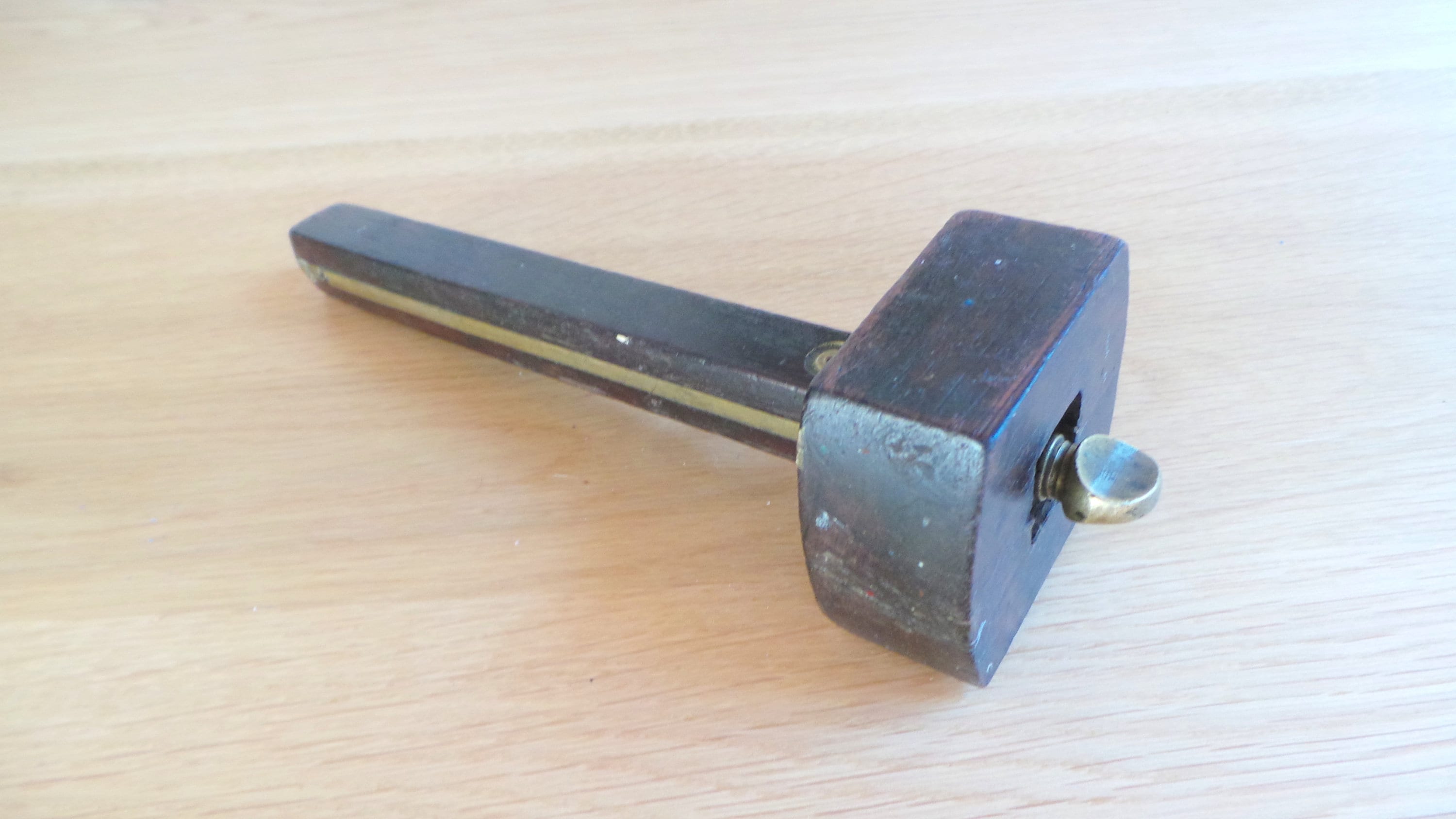 Antique Carpenter's Scribe, Wood Worker's Marking Tool With Brass ...